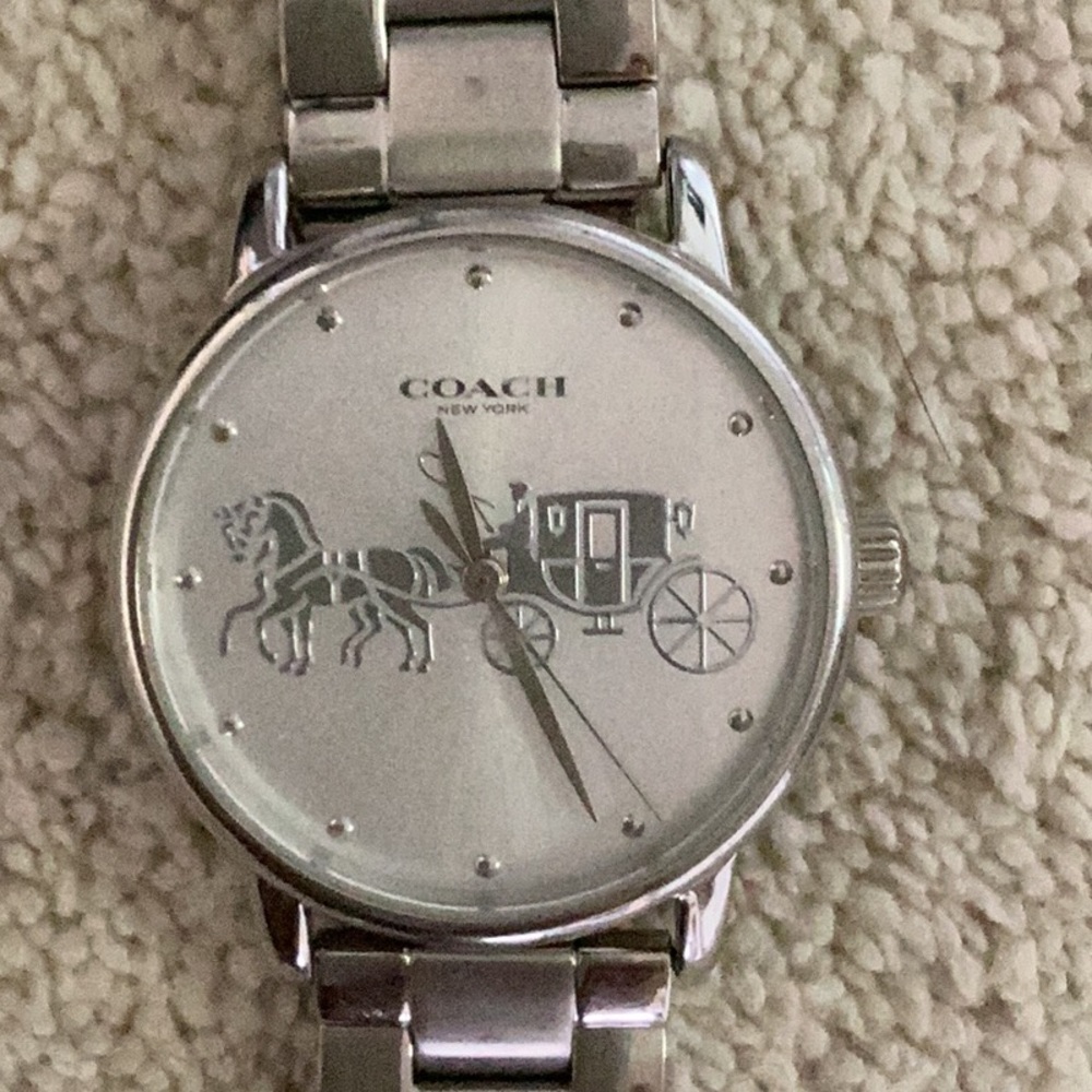 Coach Grand Stainless Steel Watch - Gem
